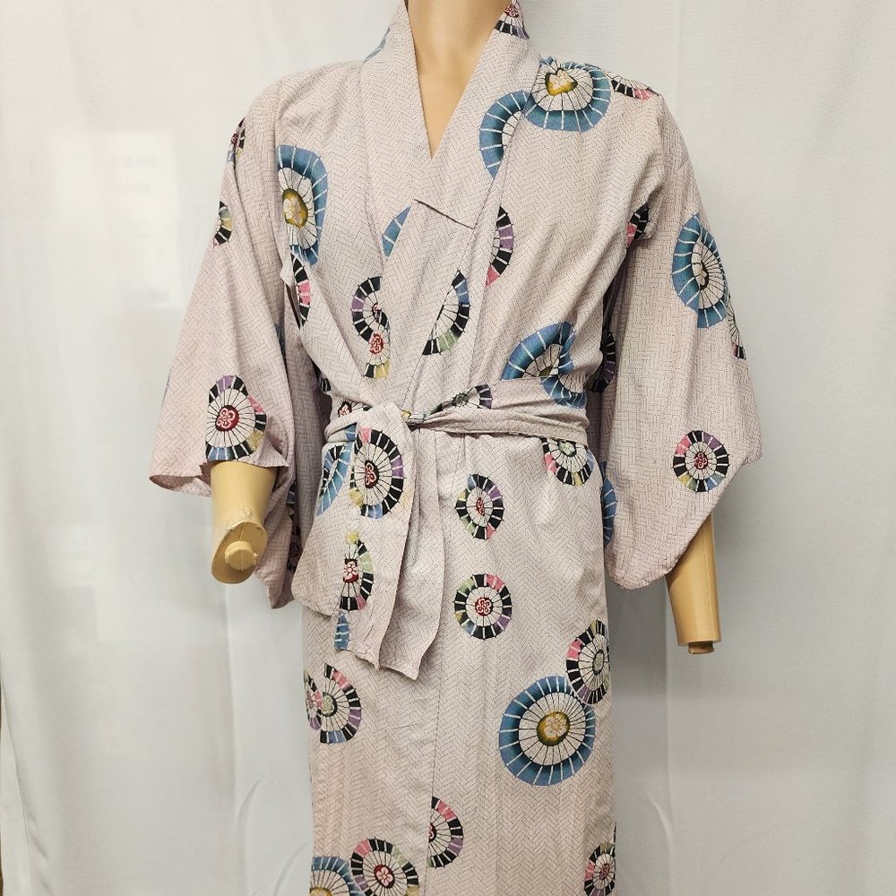 Vintage Men's Yukata/Robe - Gem